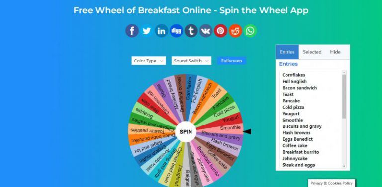 Wheel of Lunch - Wheel Spinner App